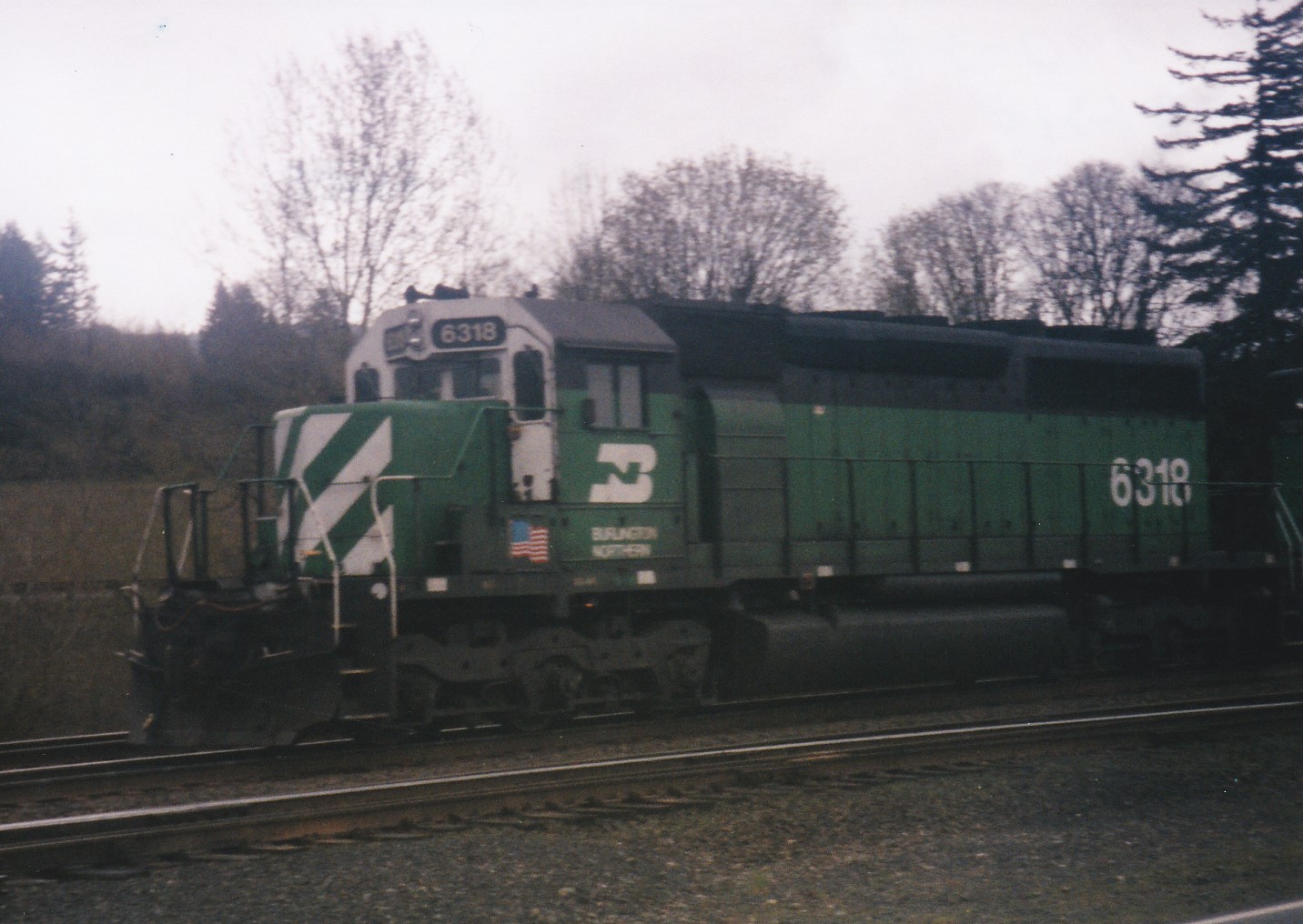 TrainPages: Railfanning in Kalama, Washington, in March, 1997