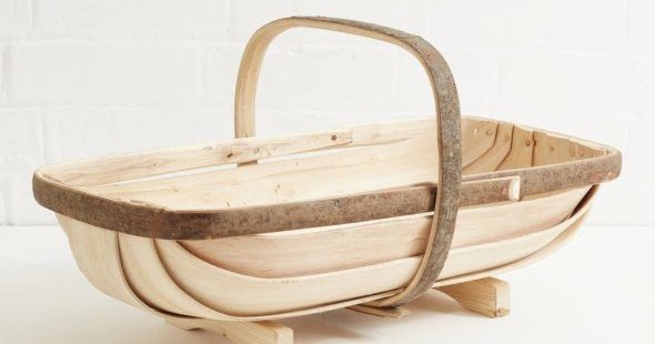 Making a sturdy trug - a useful basket for for gardening | Carvings ...