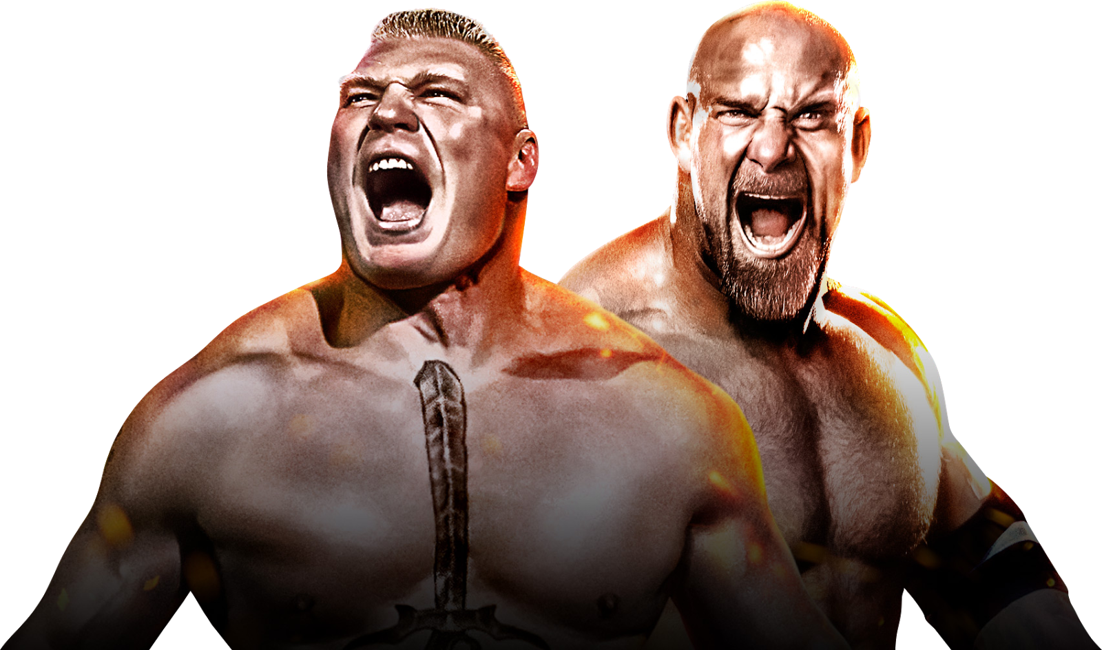 Renders Paradise: Brock vs Goldberg Latest Render | Renders Paradise