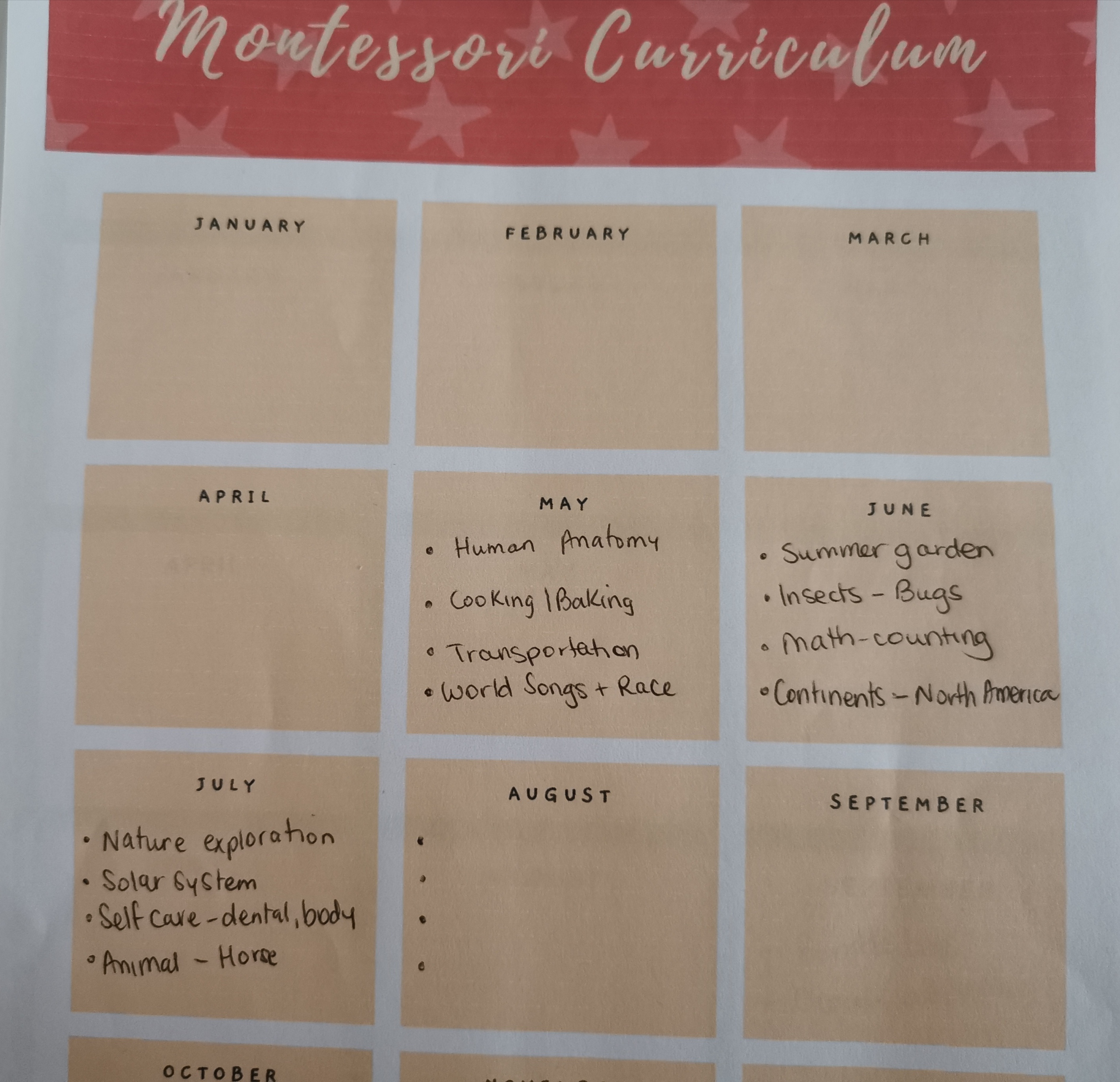 How I Planned My Child's Montessori Curriculum in 4 Steps