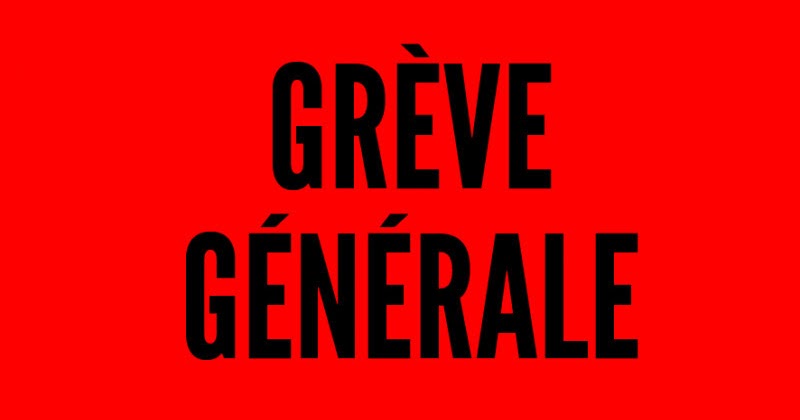 Siglo XXI: GRÈVE GÉNÉRALE ET NATIONALE LE 5 DÉCEMBRE 2019
