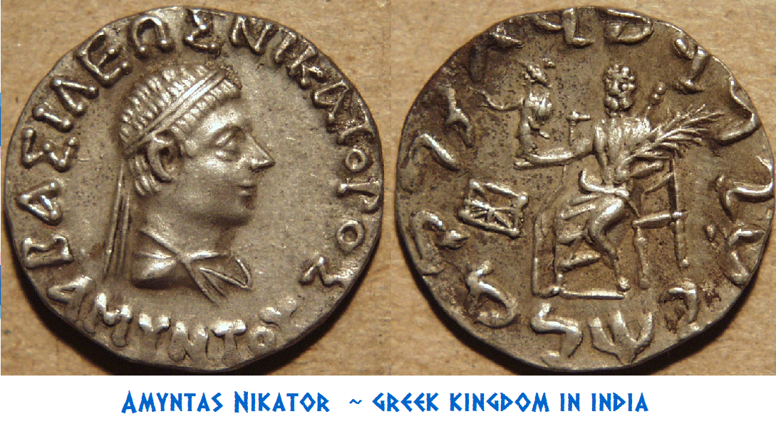 Greek Asia: AMYNTAS NIKATOR : INDO ~ GREEK KING