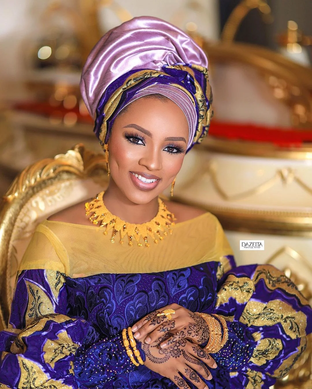 53 Latest bridal gele and makeup ideas for 2021 | Melody Jacob