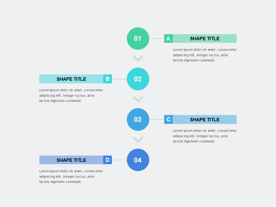 Vertical Both List PowerPoint Templates - PowerPoint Free
