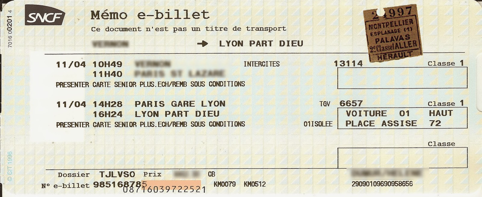 le blog de theoliane: Un e-billet