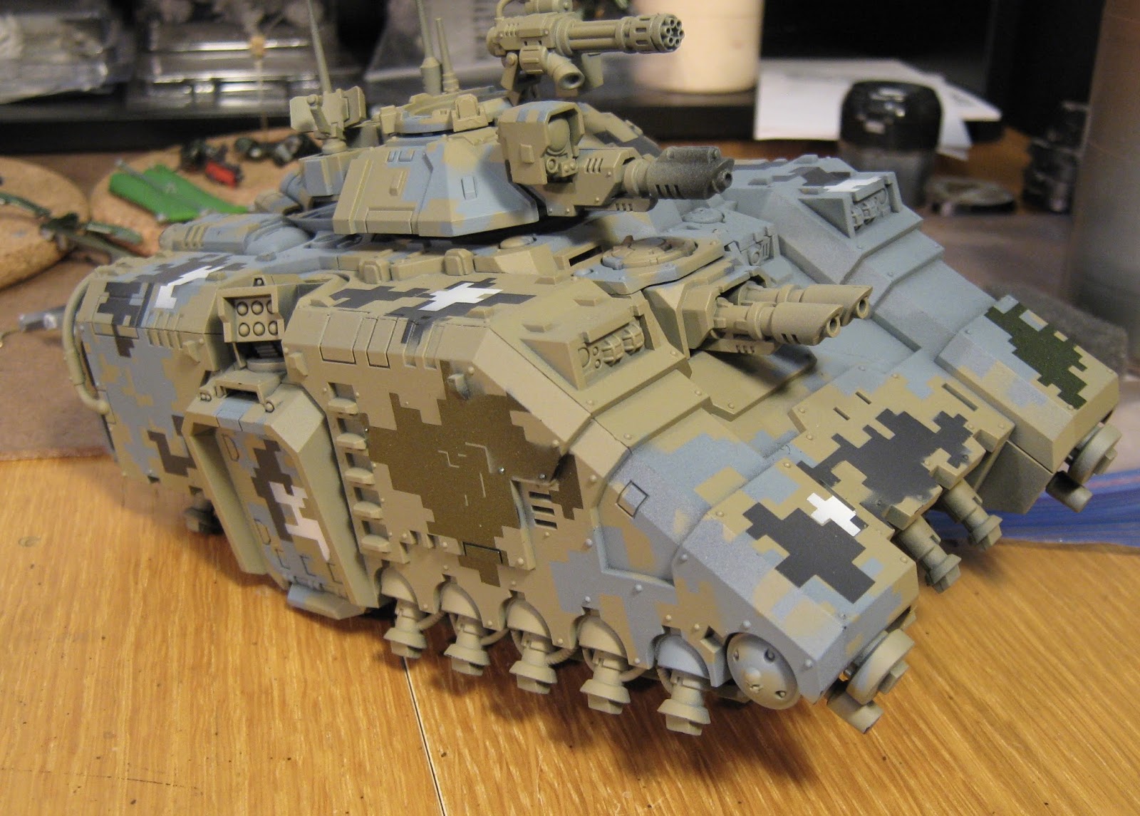 Kevin's Miniatures & Hobby Table: Weathering the Repulsor...and Another ...