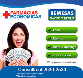 Farmacias Económicas El Salvador: Servicio de remesas: envío y retiro ...