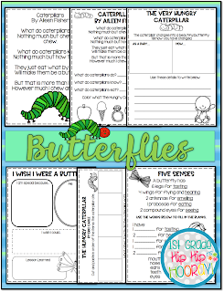 1st Grade Hip Hip Hooray!: Butterflies ... Paper Pencil or Distance ...