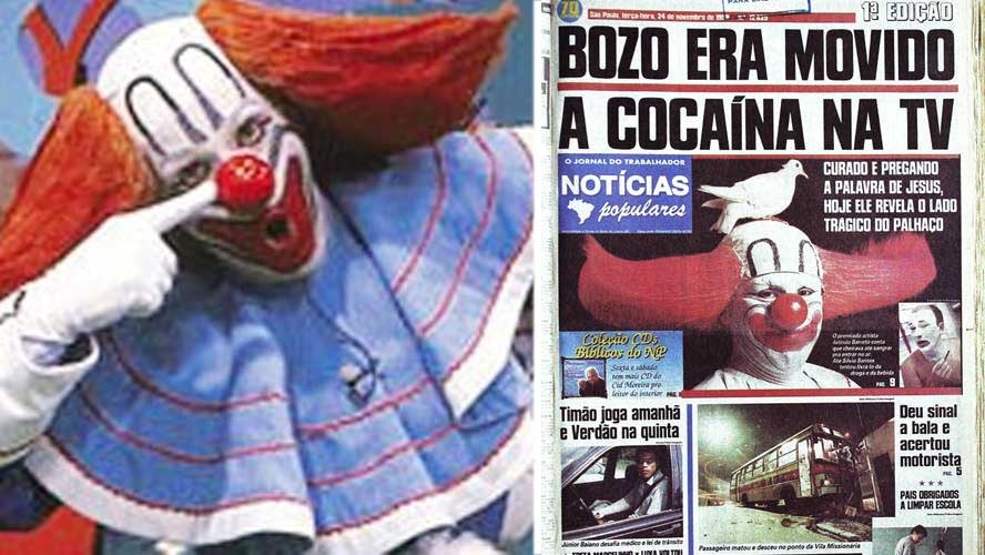 Bozo e a cocaína: conheça o lado sombrio do famoso palhaço no Brasil ...