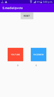 How to make a simple voting app in Android studio