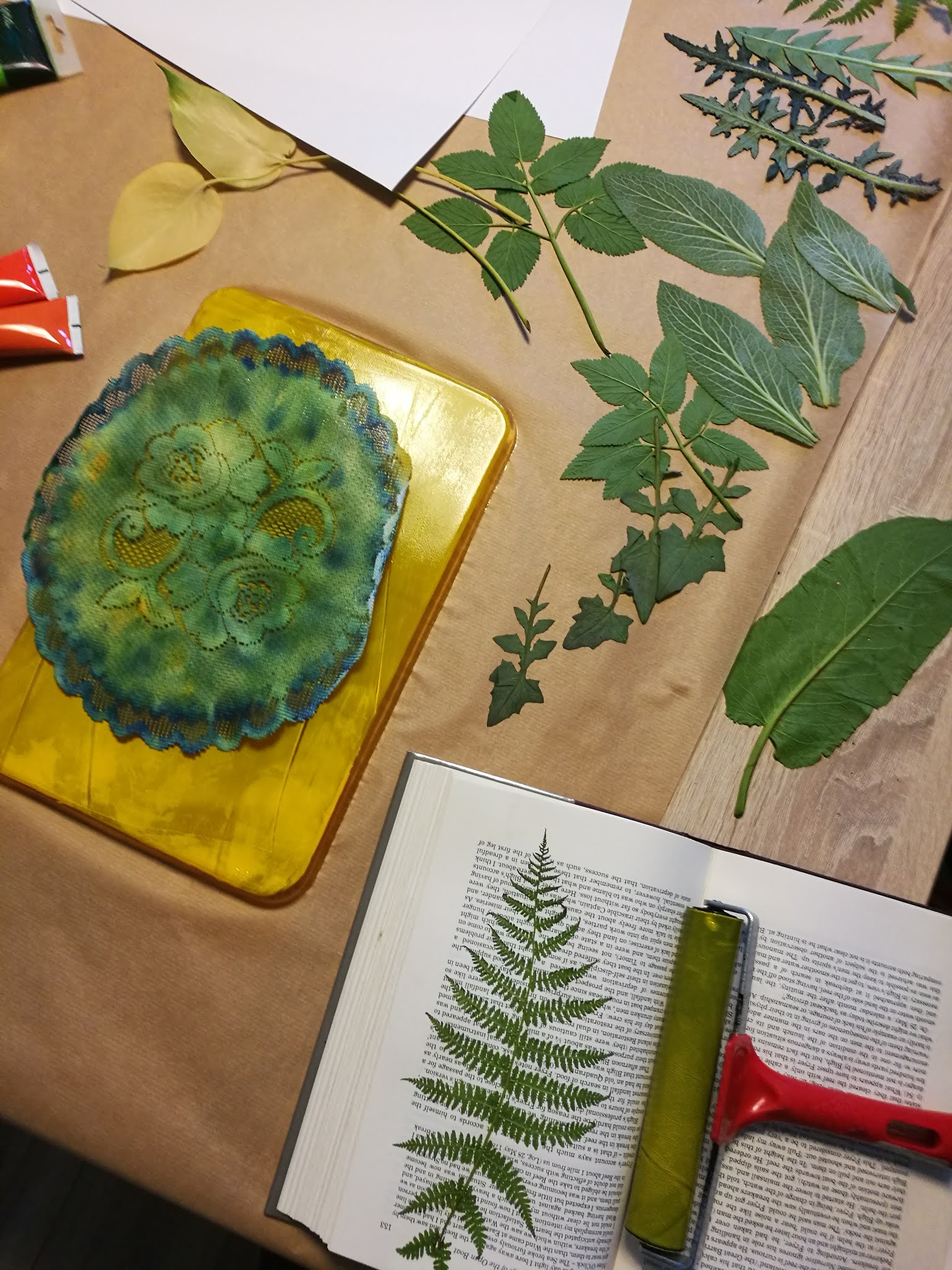 Plastyka: Monotypia na żelatynie