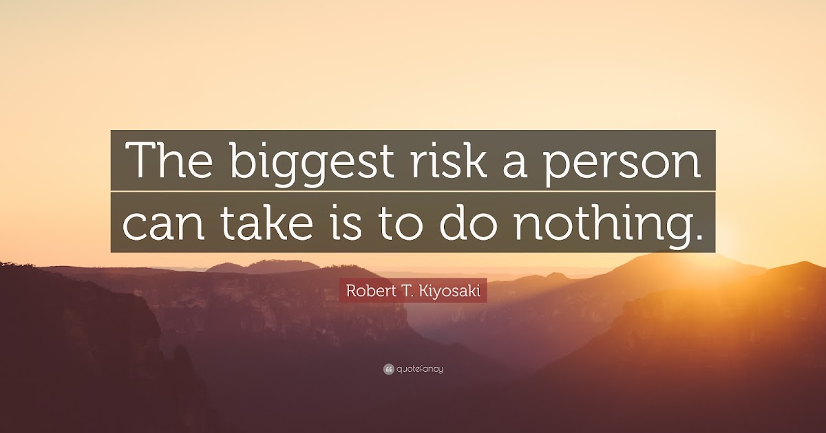 Taking Risks for...non- risk takers