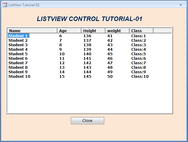 Activex ListView Control Tutorial-01 ~ LEARN MS-ACCESS TIPS AND TRICKS