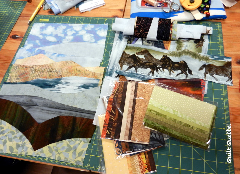 Quilt Quebbel: Workshop "Landschap maken"