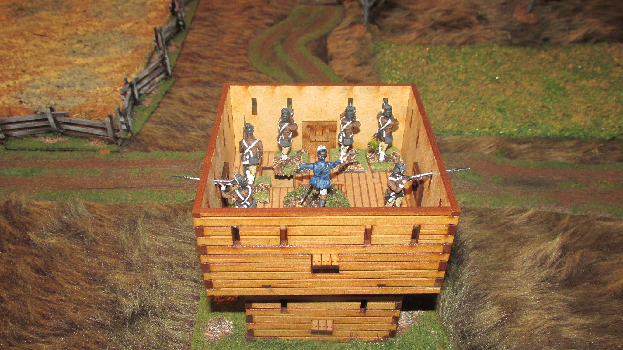 Winser's Wargaming Page: Take The Blockhouse! AWI Sharp Practice Game ...