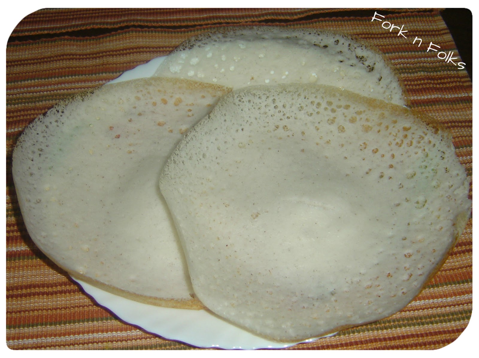 Fork n Folks: Aappam or Vellappam