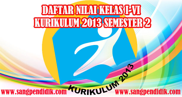 DAFTAR NILAI KURIKULUM 2013 - Sang Pendidik