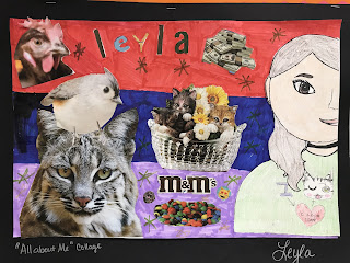 Elements of the Art Room: 5th grade All About Me Collage