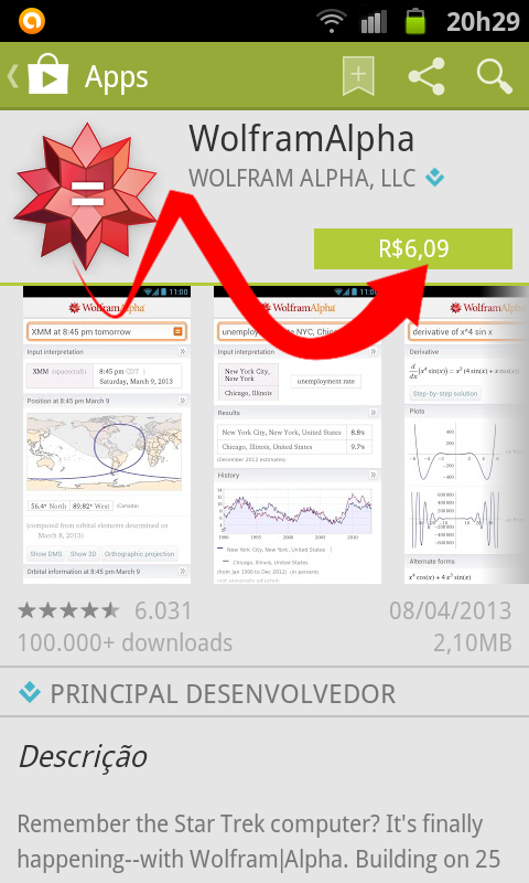 Comprar o aplicativo Wolfram Alpha para smartphone vale cada centavo ...
