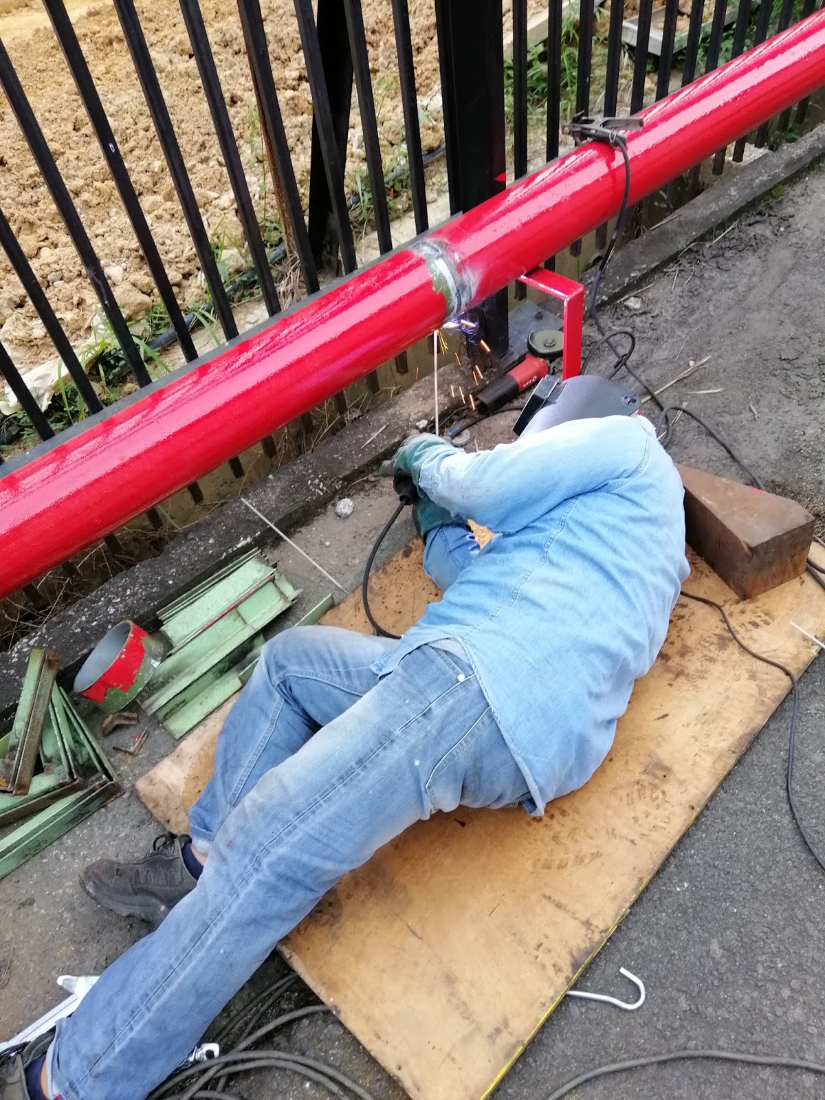 MN TIG ENGINEERING: Welding Fire Fighting Piping (welding GI pipe)