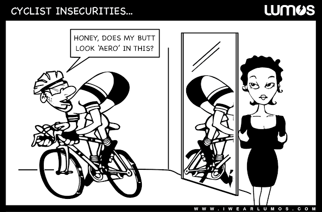 The Lumos Solar Gear Blog: The "Butt" of cyclist jokes