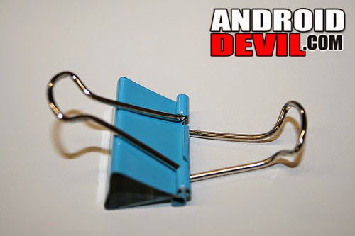 androiddevil: Membuat Dudukan Smartphone Menggunakan Binder Clips
