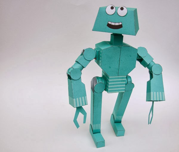 Paper Toy Poseable Robot ~ Papercraftsparati | Todos los Papercrafts ...