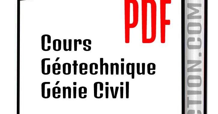 cours géotechnique Génie Civil PDF