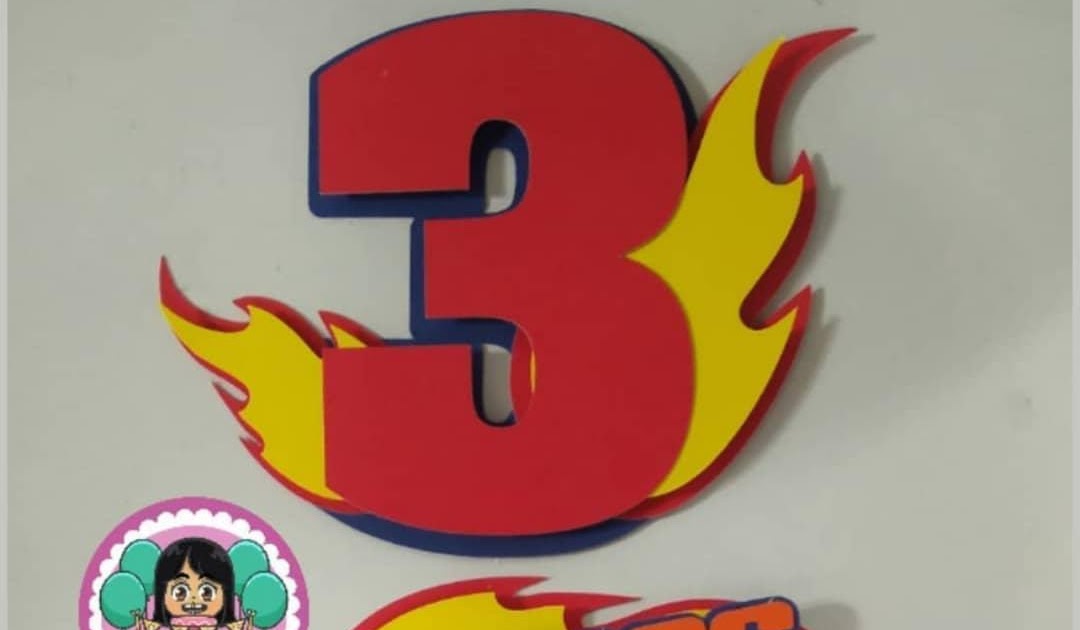 Topper 3D Blaze and The Monster Machines Carlos 3 - Mis Toppers Tus Toppers