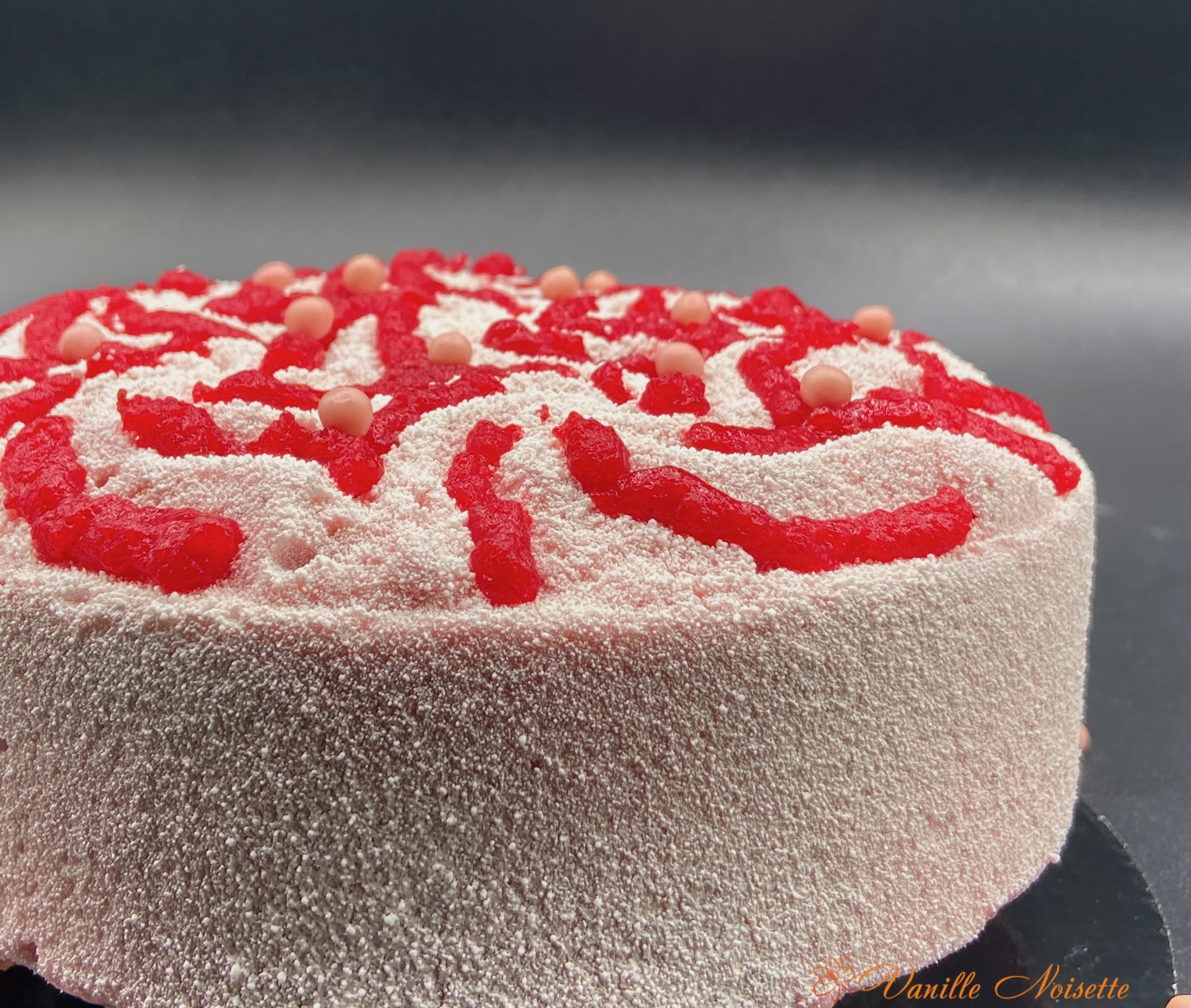 Vanille Noisette : BAVAROIS VANILLE FRAISE