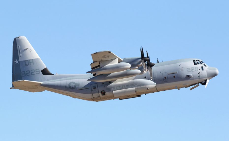 Military and Commercial Technology: Marshall returns first USMC KC-130J