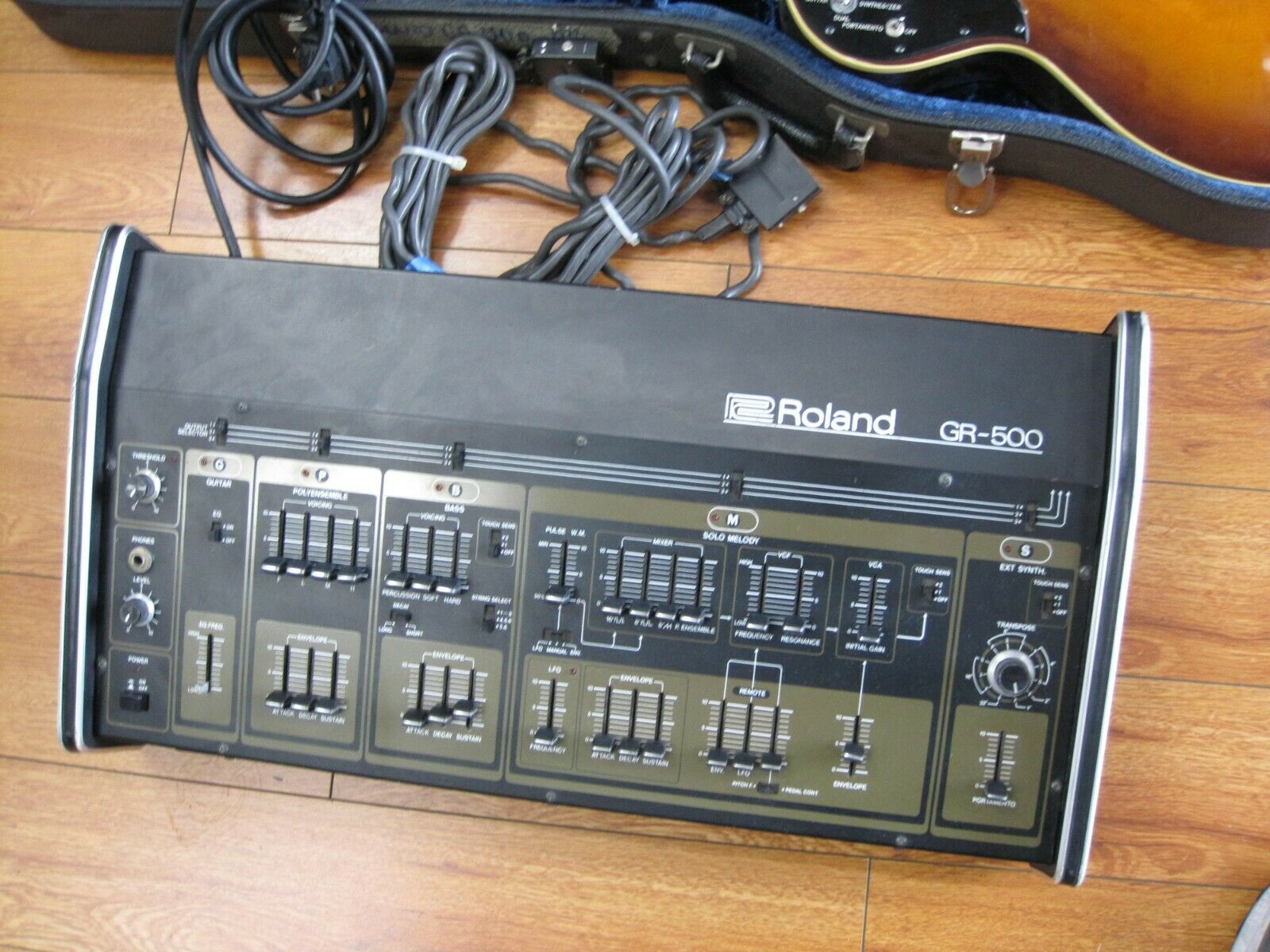 MATRIXSYNTH: VINTAGE Roland GS-500 with GR-500 Guitar Synth Setup