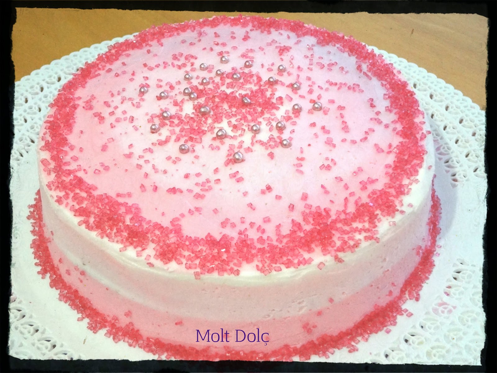 El blog de Molt Dolç: Tarta Rosa
