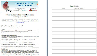 The Homeschool Voyager: The Great Backyard Bird Count
