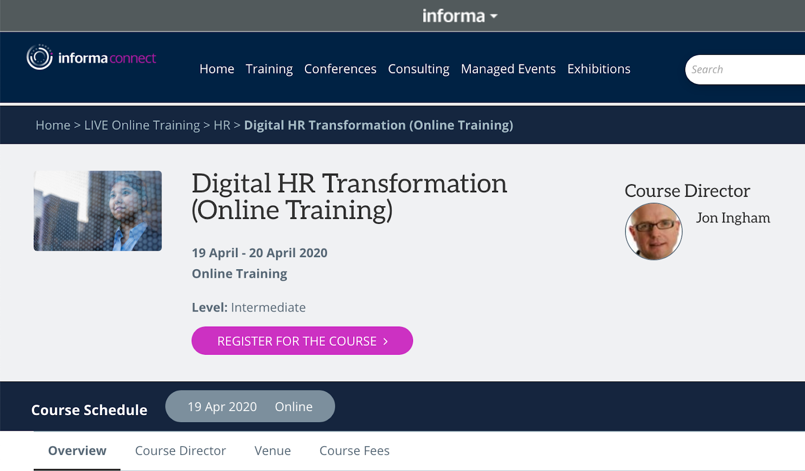 More Online Training: Informa Middle East - Digital HR Transformation ...