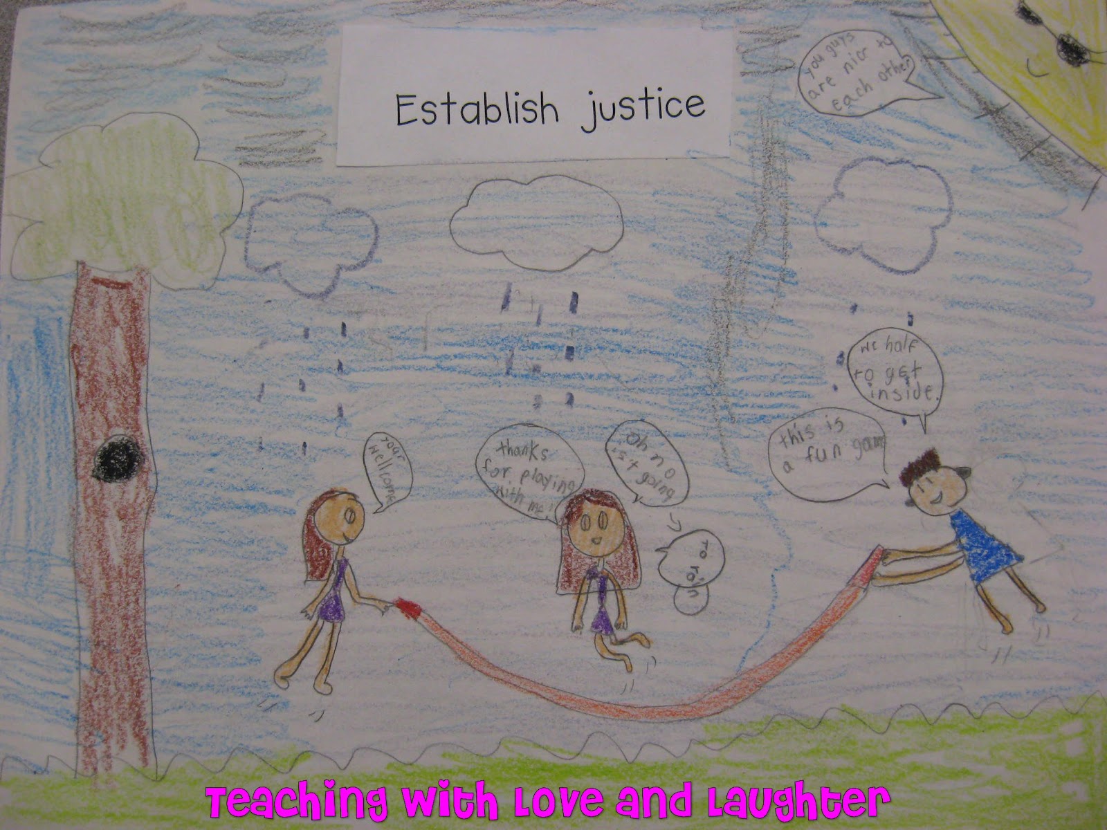 Teaching With Love and Laughter: American Flag Cut and Paste Activity ...