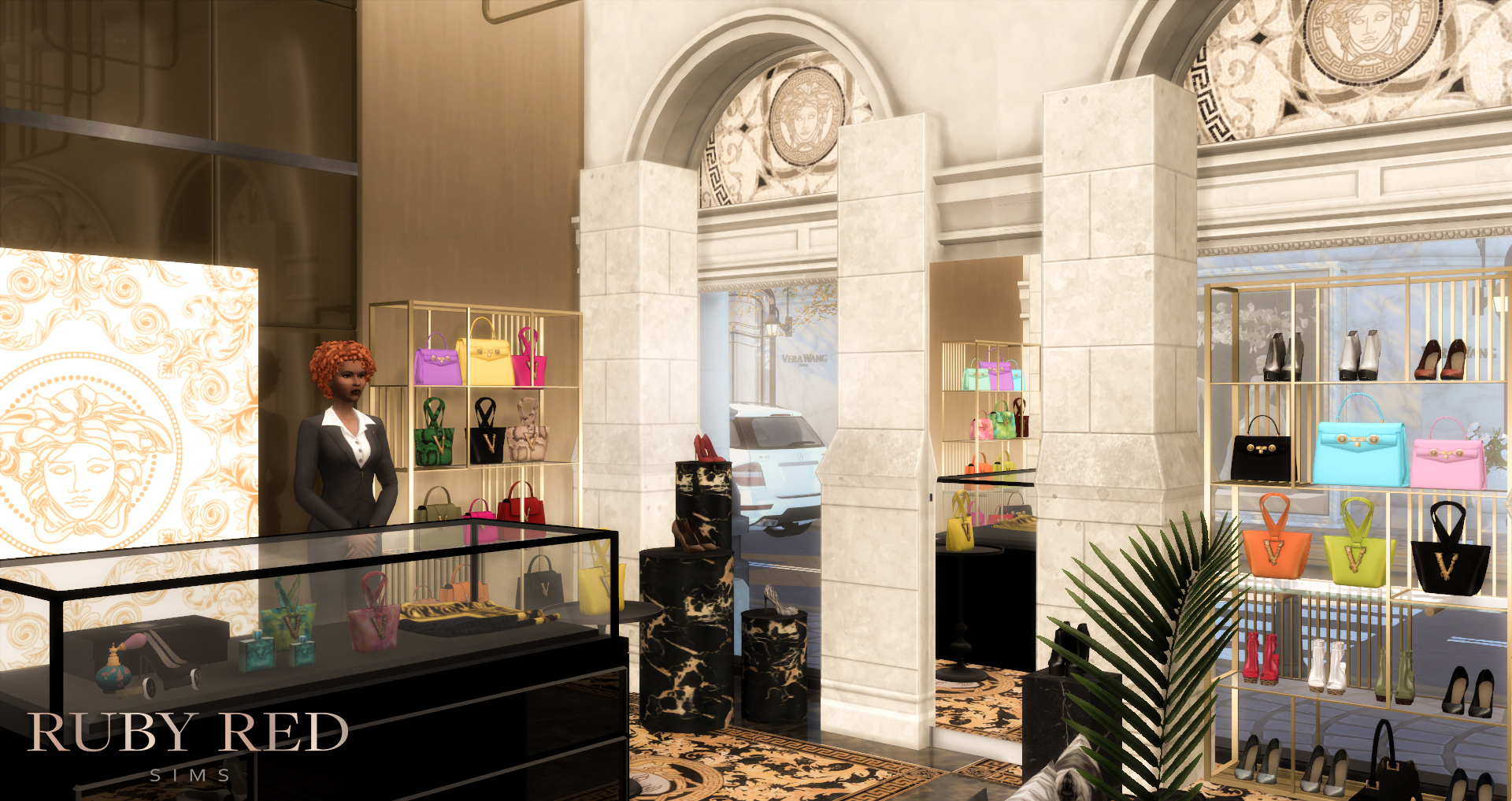 Sims 4 | June: Paris City Build 模擬市民 4 巴黎市區與CC組下載 [Ruby Red Sims]