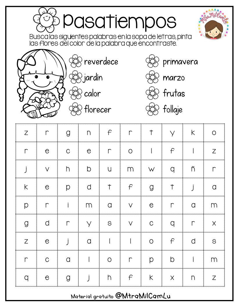 Cuadernito de Primavera | Materiales Educativos para Maestras