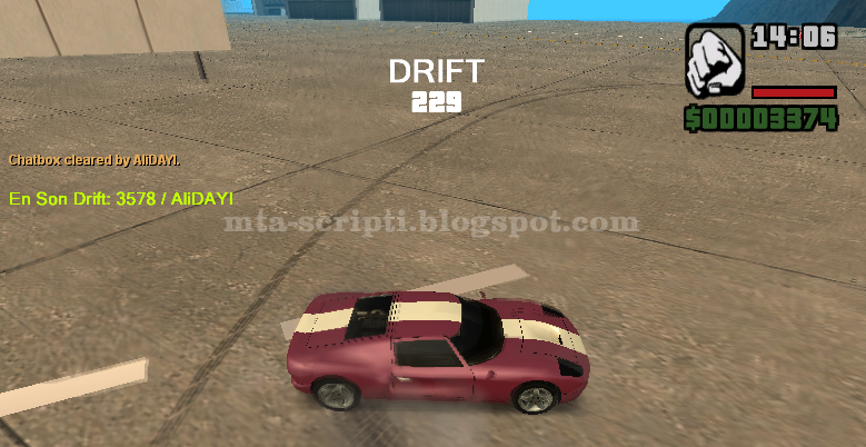 MTA SA Drift Scripti - MTA Scripti | AliDayı