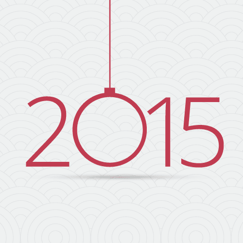 Fondo del 2015 sencillo - vector | Vector Clipart