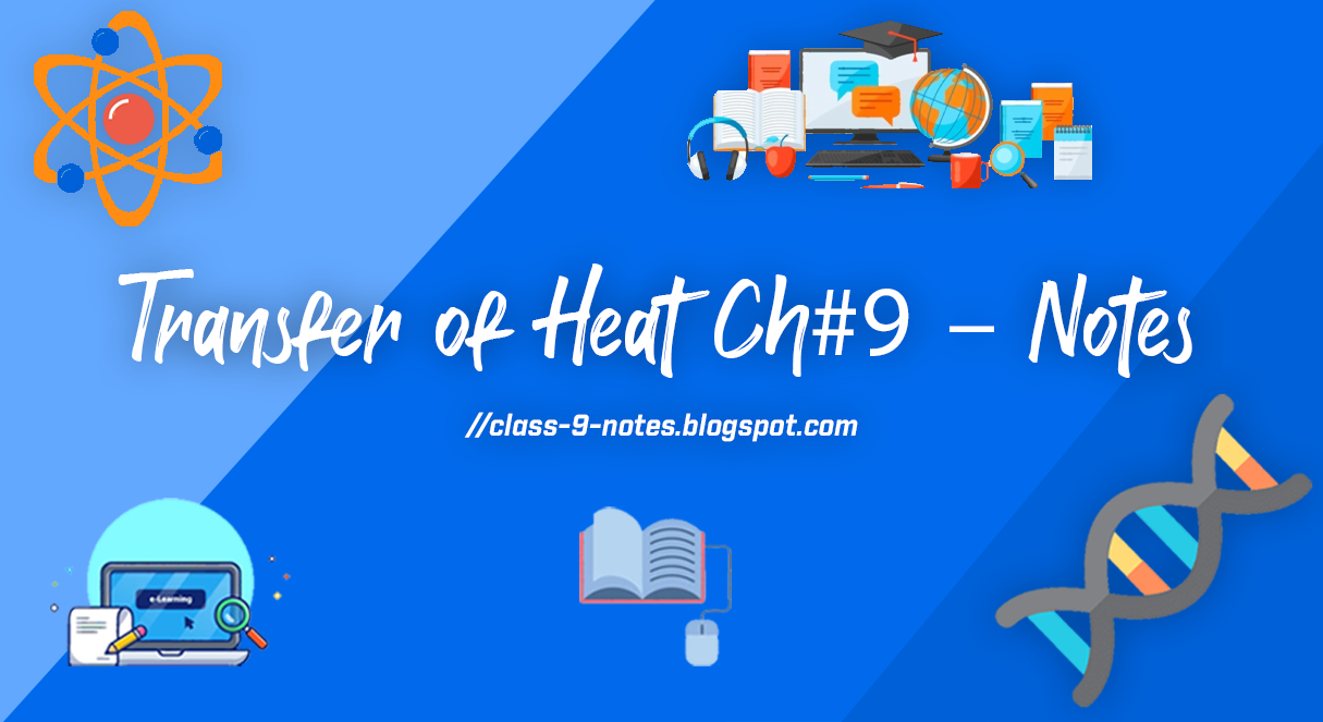 Transfer of Heat Ch#9 – Notes