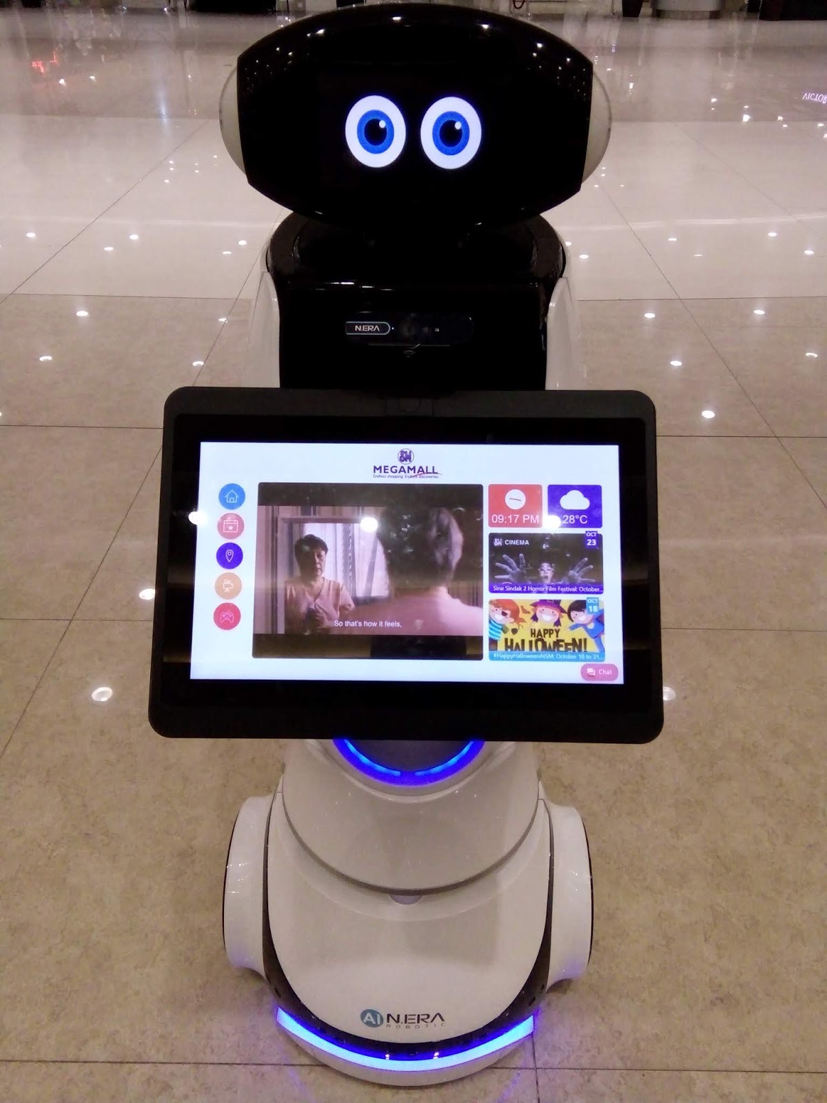 Meet Sam, the first customer service robot at SM Megamall