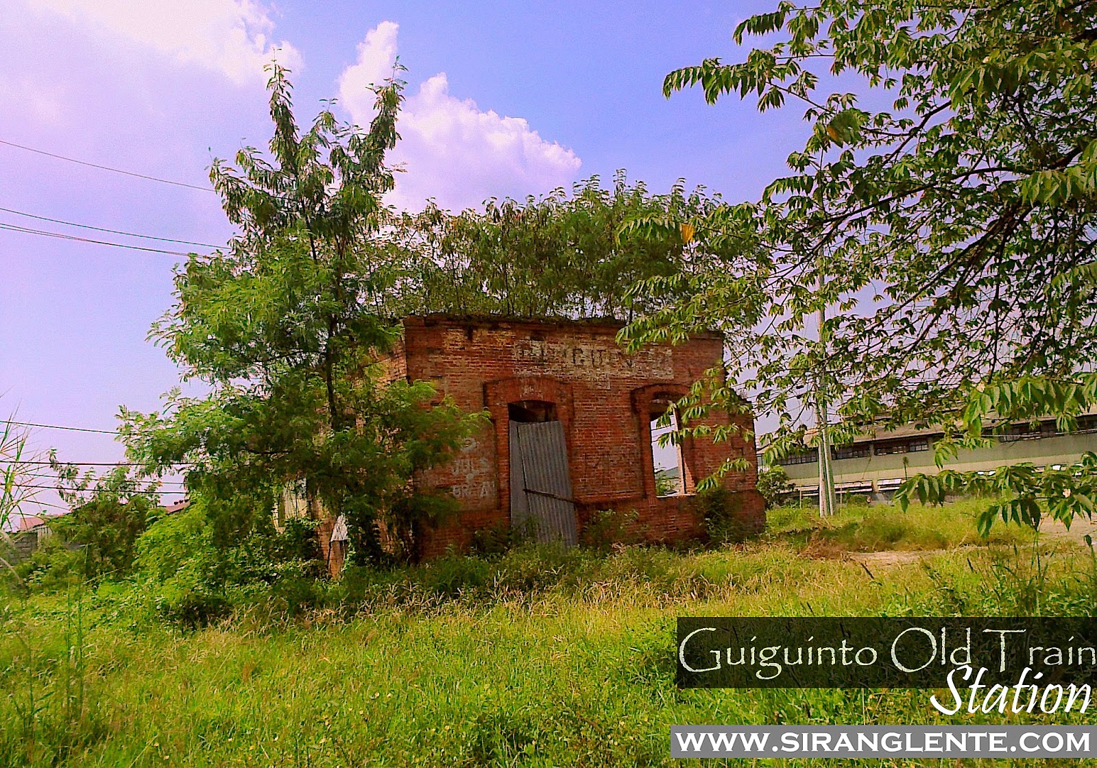 SIRANG LENTE | TRAVEL & HIKE: Guiguinto Old Trail Station, Bulacan