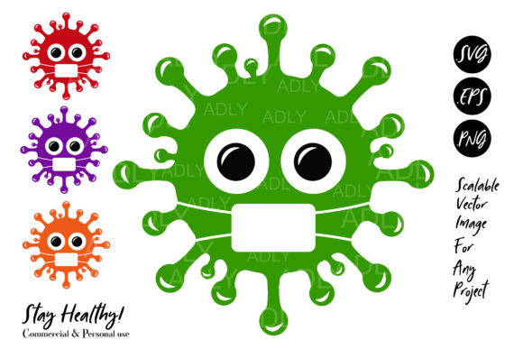 Cute Virus Vector
