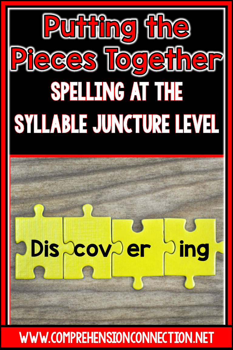 Word Study For Syllable Juncture Comprehension