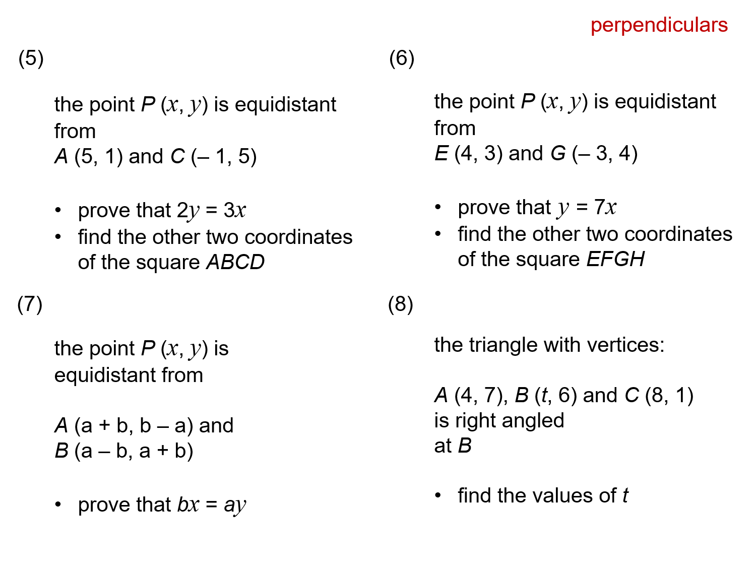 MEDIAN Don Steward mathematics teaching: CBSE lines and perpendiculars ...