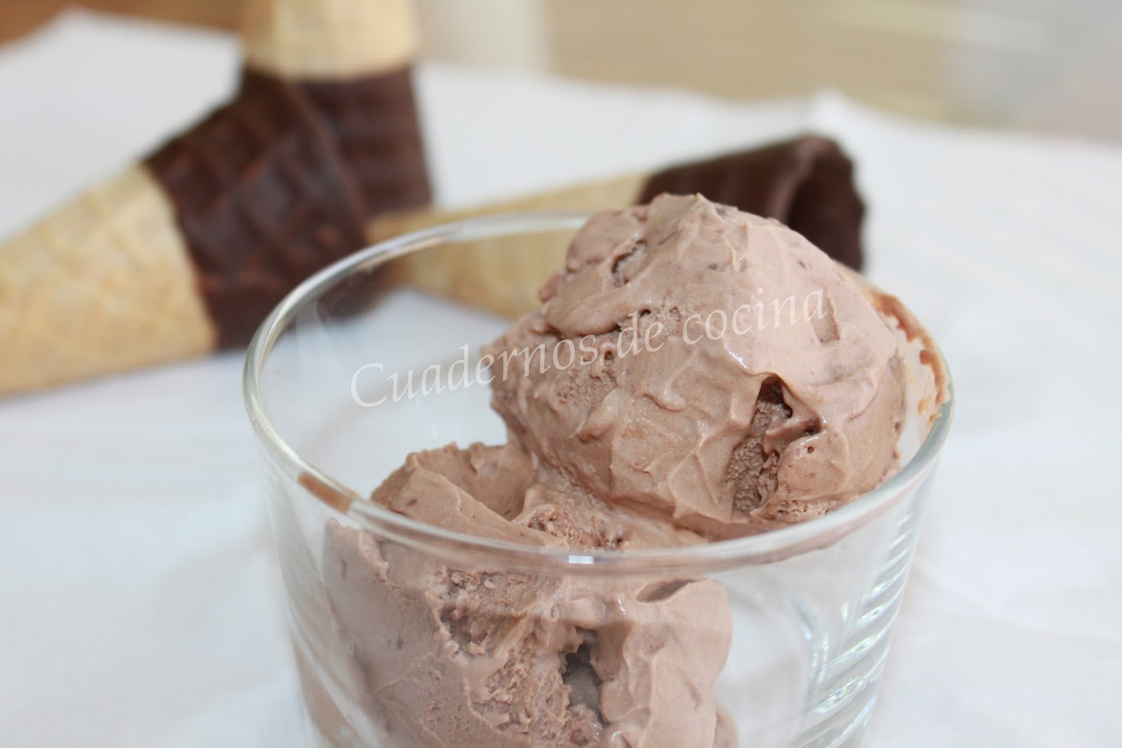 Cuadernos de cocina: Helado de nutella