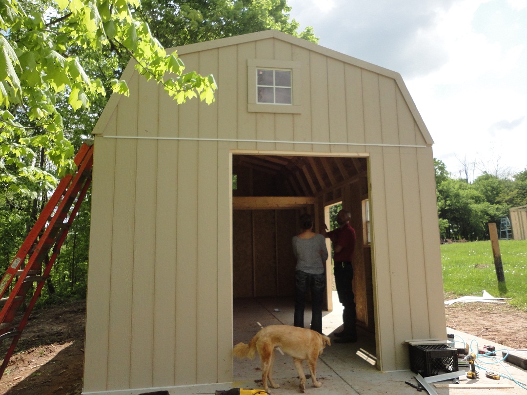 Narrow Path Farm: cow barn