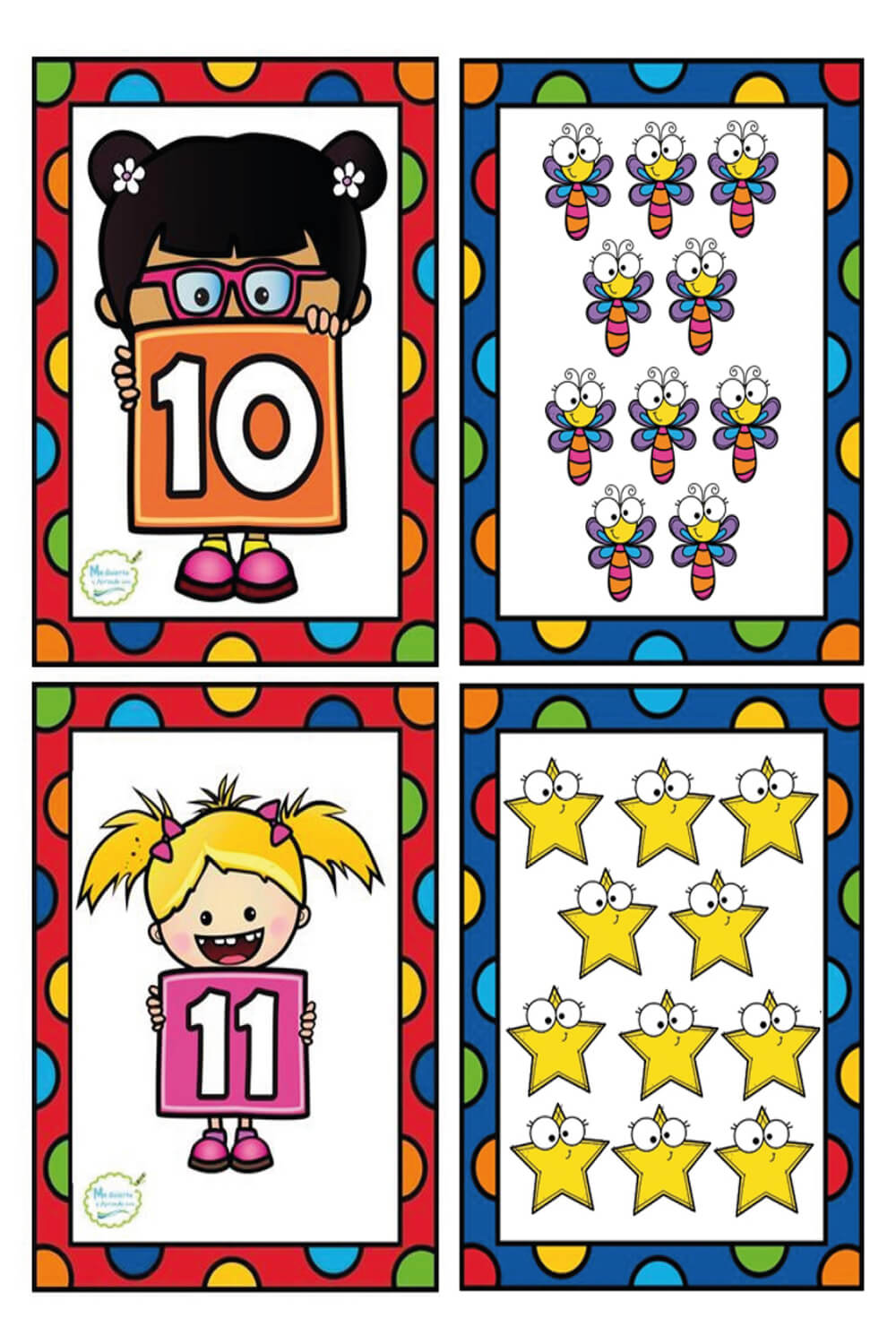 Memorama Números del 1 al 20 | Mundo de Rukkia