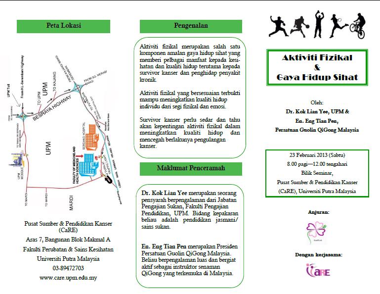 CaRE UPM: (EVENT) Aktiviti Fizikal & Gaya Hidup Sihat